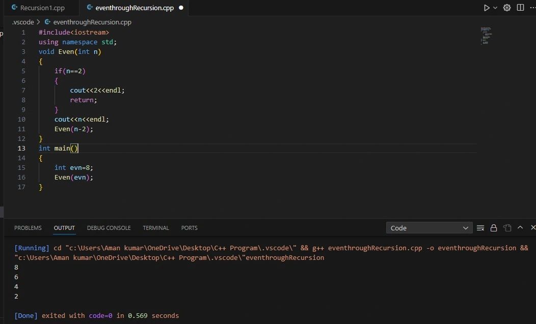 AMAN KUMAR AMAR on LinkedIn: #180daysofcode #dsa #cpp #recursion # ... AMAN KUMAR AMAR on LinkedIn: #180daysofcode #dsa #cpp #recursion # ...