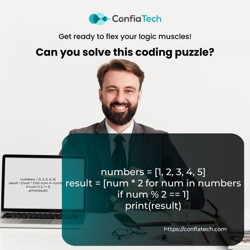 ConfiaTech (Pvt) Ltd on LinkedIn: #programmingpuzzle #codechallenge # ... ConfiaTech (Pvt) Ltd on LinkedIn: #programmingpuzzle #codechallenge # ...