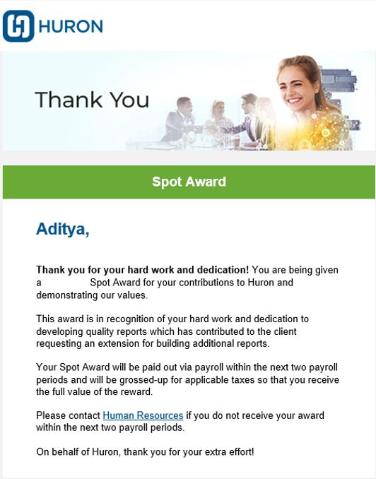 Aditya Saini on LinkedIn: #spotaward #recognition #gratitude #teamwork ... Aditya Saini on LinkedIn: #spotaward #recognition #gratitude #teamwork ...