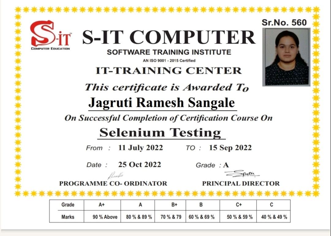 Jagruti Sangale on LinkedIn: #seleniumautomation #corejava #selenium # ... Jagruti Sangale on LinkedIn: #seleniumautomation #corejava #selenium # ...