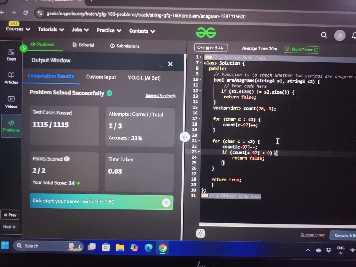 Siddhant Sharma on LinkedIn: #gfg160 #geekstreak2024 #dsa # ... Siddhant Sharma on LinkedIn: #gfg160 #geekstreak2024 #dsa # ...