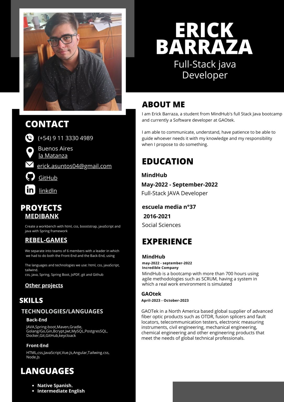 Erick Barraza on LinkedIn: #opentowork #java #javascript #spring # ... Erick Barraza on LinkedIn: #opentowork #java #javascript #spring # ...