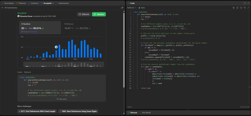 Himanshu Kumar on LinkedIn: #leetcode #dailystreak #codingchallenge # ... Himanshu Kumar on LinkedIn: #leetcode #dailystreak #codingchallenge # ...