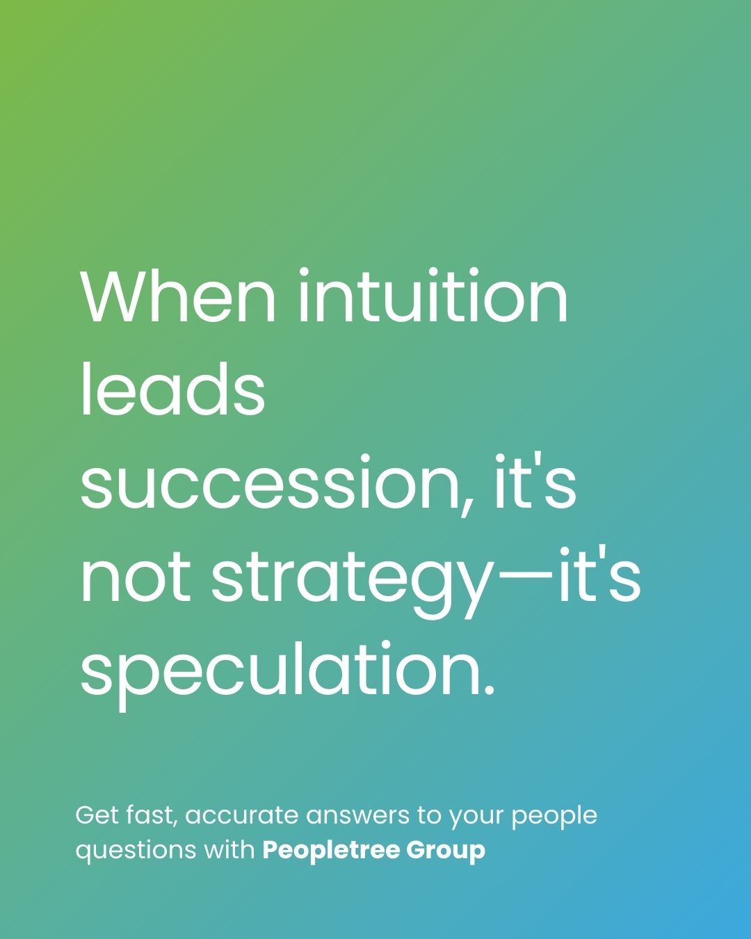 Peopletree Group on LinkedIn: Data-driven versus intuitive leadership ... Peopletree Group on LinkedIn: Data-driven versus intuitive leadership ...