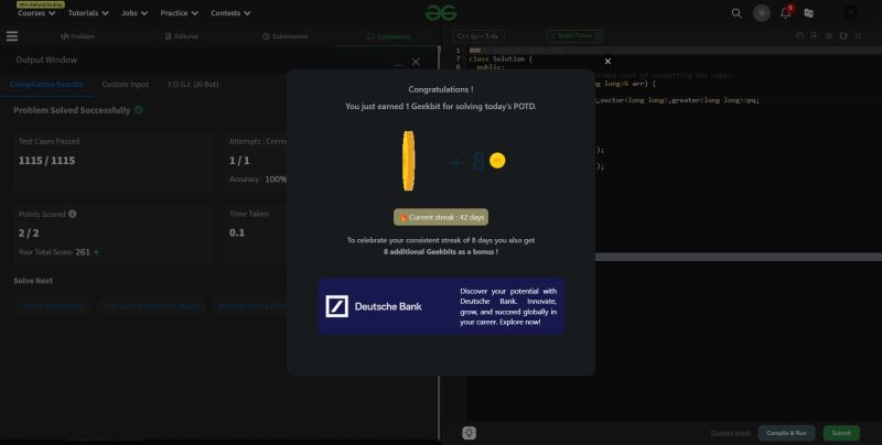 Day 40 of DSA & Dev Challenge with GeeksforGeeks | Parkhiya Parth ... Day 40 of DSA & Dev Challenge with GeeksforGeeks | Parkhiya Parth ...