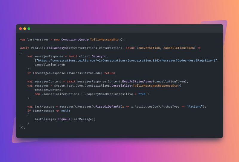 #csharp #dotnet #asyncprogramming #performance #parallelforeachasync ... #csharp #dotnet #asyncprogramming #performance #parallelforeachasync ...