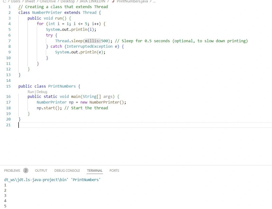 #100daysofcode #java #multithreading #programming #learningjourney ... #100daysofcode #java #multithreading #programming #learningjourney ...