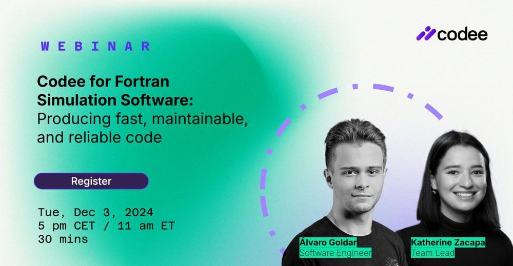 Codee on LinkedIn: #simulation #webinar #fortran #weather #climate #hpc Codee on LinkedIn: #simulation #webinar #fortran #weather #climate #hpc