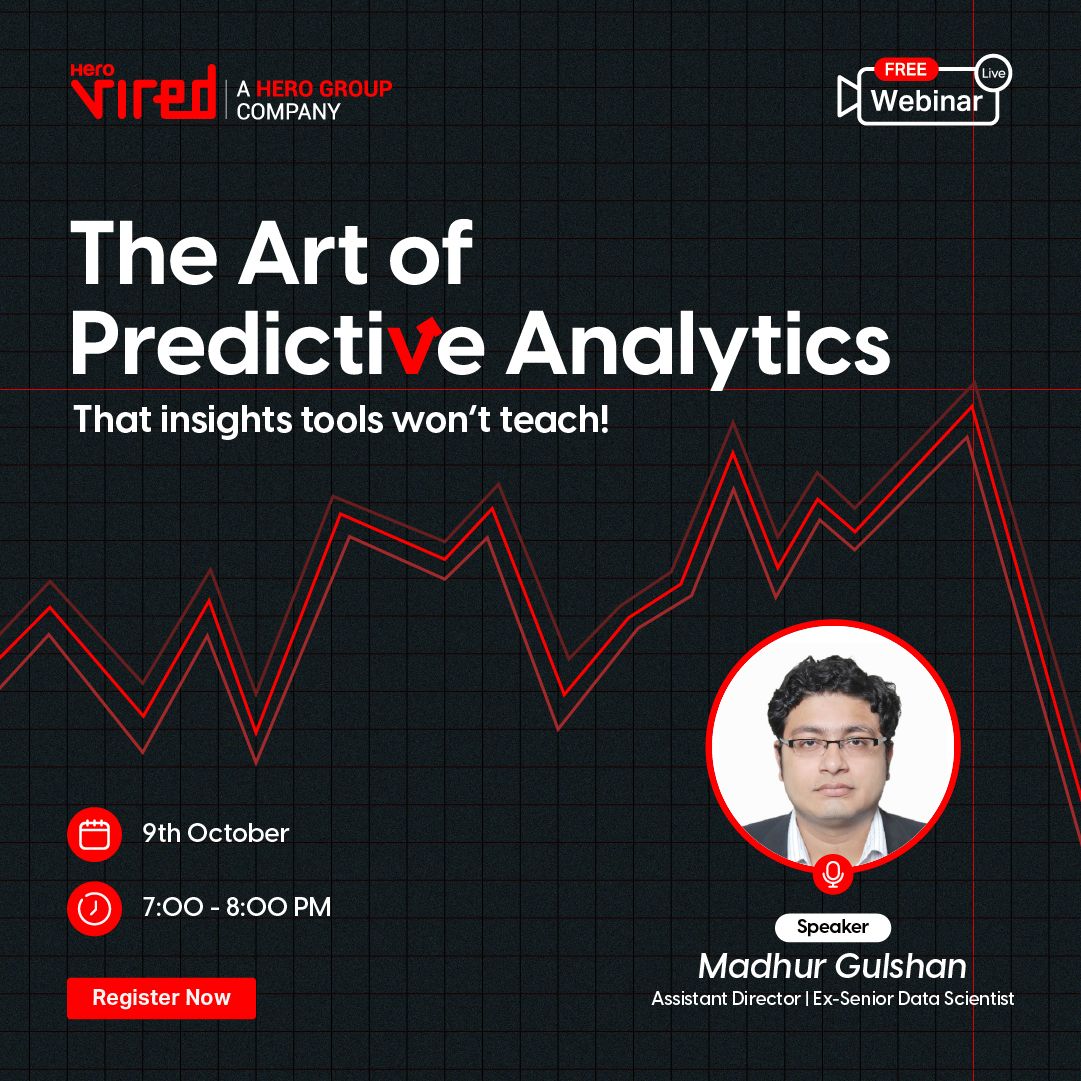 Learn data analytics skills with Gulshan Madhur | Hero Vired posted on ... Learn data analytics skills with Gulshan Madhur | Hero Vired posted on ...
