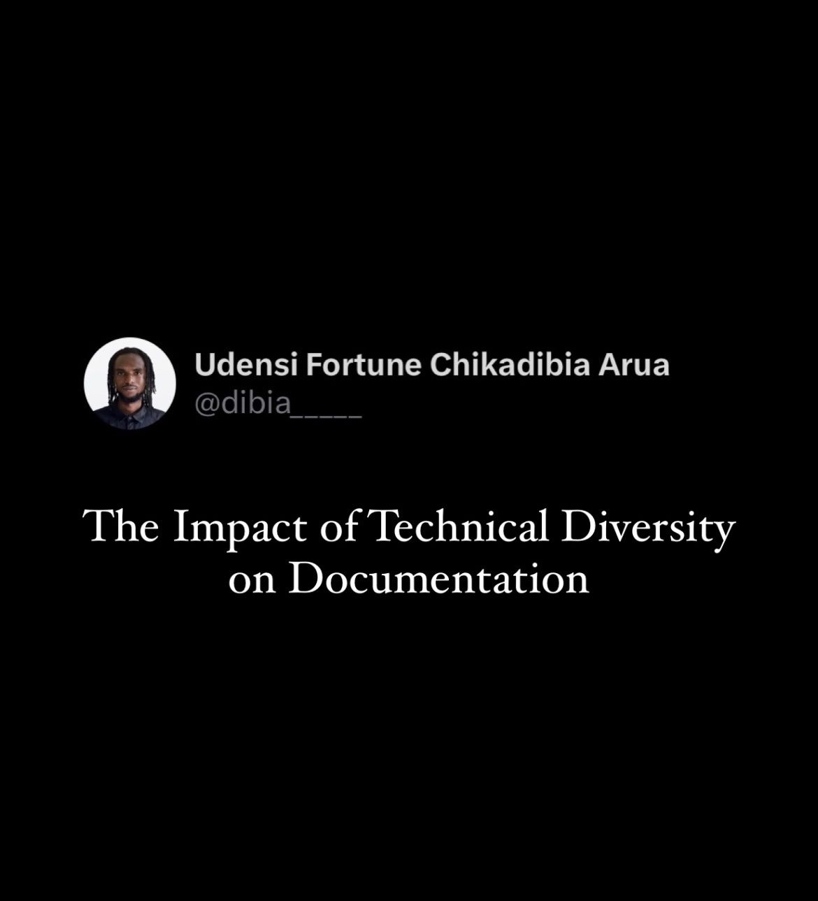 Udensi Fortune Arua on LinkedIn: #techcomm #techdoc #documentation # ... Udensi Fortune Arua on LinkedIn: #techcomm #techdoc #documentation # ...