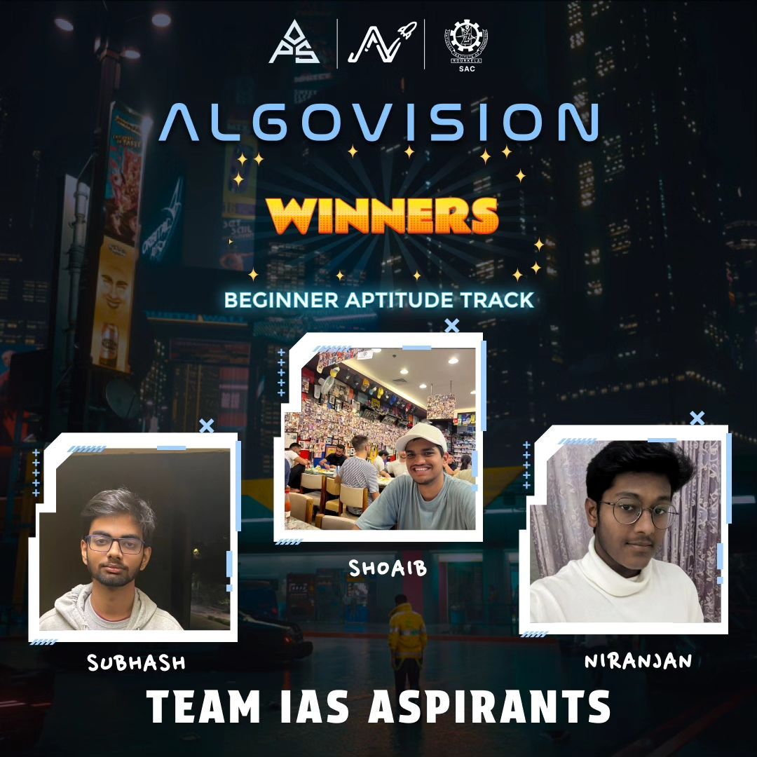 Subhash Kashyap on LinkedIn: #algovision2024 #icpc #codingcompetition # ... Subhash Kashyap on LinkedIn: #algovision2024 #icpc #codingcompetition # ...