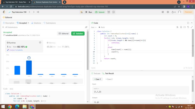 Suhail Khan on LinkedIn: Day_07 on leetcode Remove Duplicates Suhail Khan on LinkedIn: Day_07 on leetcode Remove Duplicates