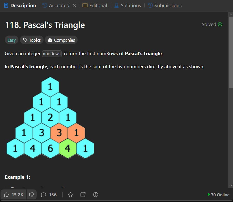 MANGALDIP DHUA on LinkedIn: #dsa #leetcode #pascaltriangle # ... MANGALDIP DHUA on LinkedIn: #dsa #leetcode #pascaltriangle # ...