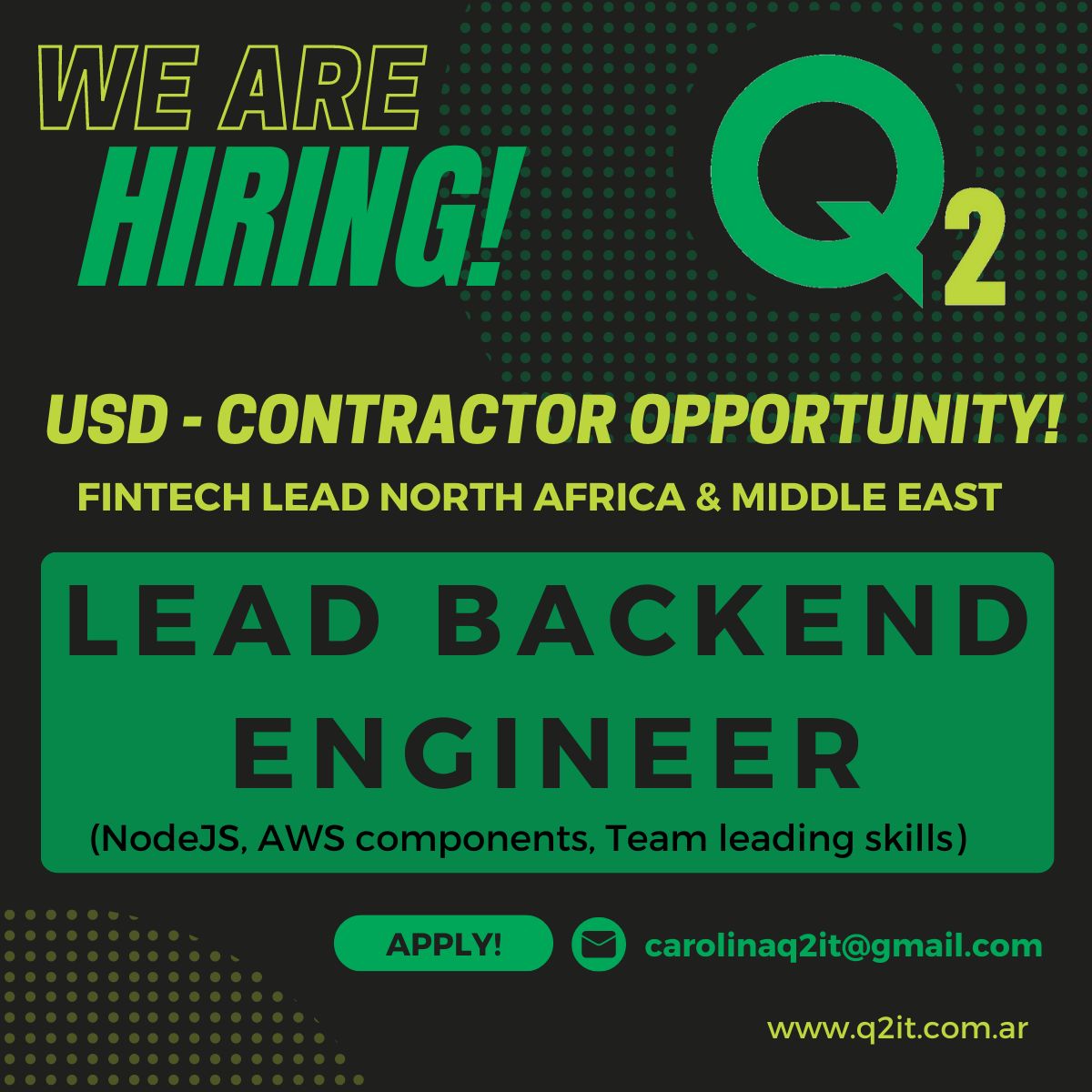 Martín Riveira on LinkedIn: #leadbackendengineer #nodejs #aws #job ... Martín Riveira on LinkedIn: #leadbackendengineer #nodejs #aws #job ...