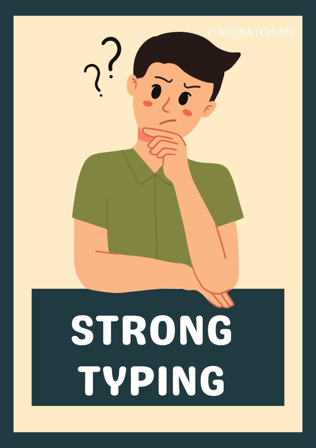 PIAIC: Strong Typing in Typescript | Manahil Rasheed posted on the ... PIAIC: Strong Typing in Typescript | Manahil Rasheed posted on the ...