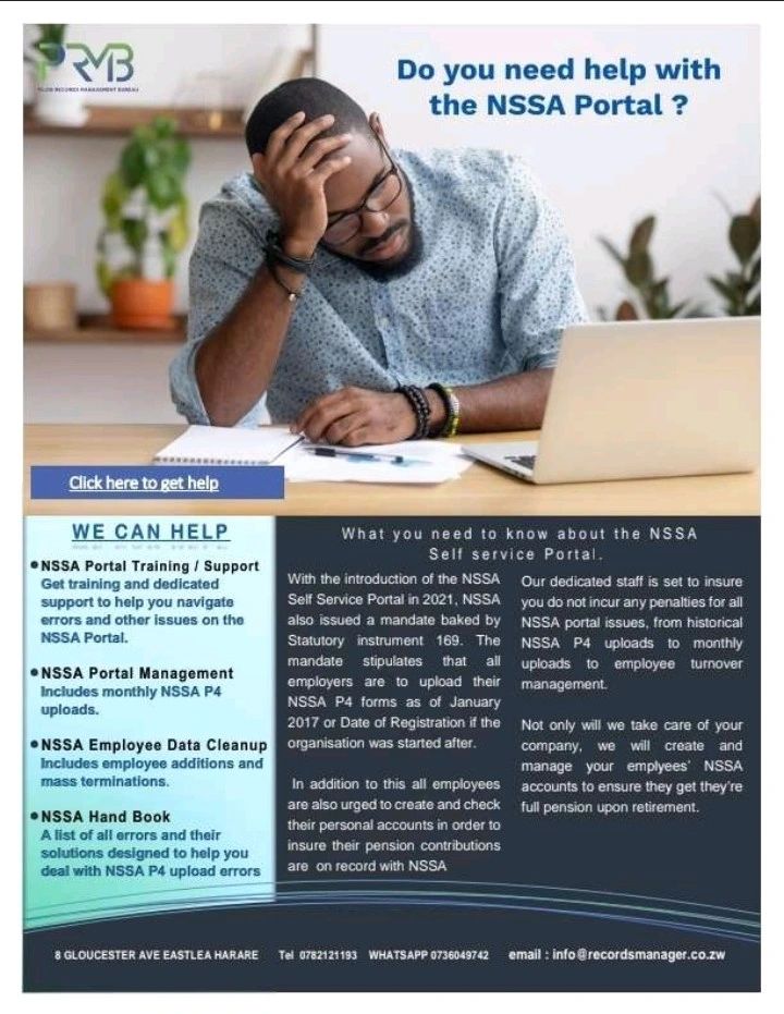 Talent Pepukai Mutambo on LinkedIn: NSSA self service portal ... Talent Pepukai Mutambo on LinkedIn: NSSA self service portal ...