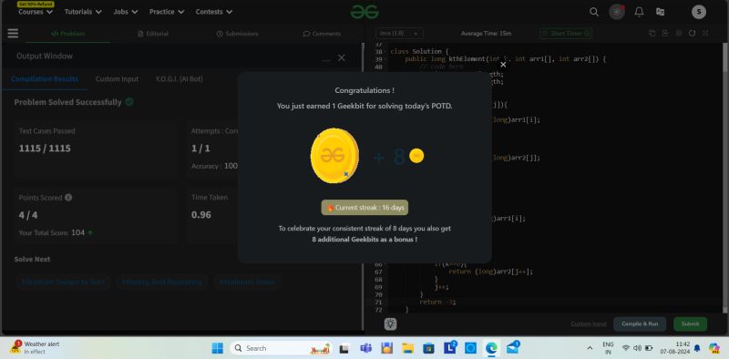 Subhasis Sethi on LinkedIn: #geekstreak2024 #codingchallenge # ... Subhasis Sethi on LinkedIn: #geekstreak2024 #codingchallenge # ...