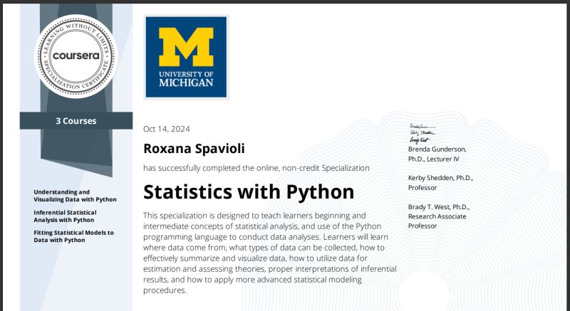 Roxana Spavioli on LinkedIn: #statistics #python #dataanalysis # ... Roxana Spavioli on LinkedIn: #statistics #python #dataanalysis # ...