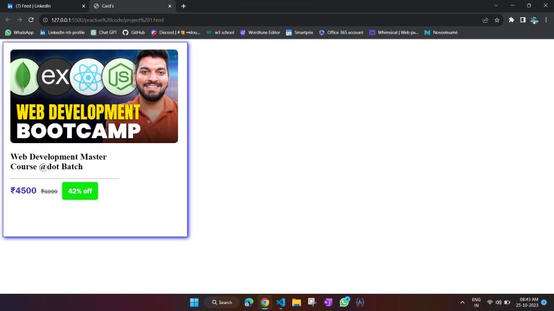Aditya Pandya on LinkedIn: Card Project Done .... πβ¦ Aditya Pandya on LinkedIn: Card Project Done .... πβ¦