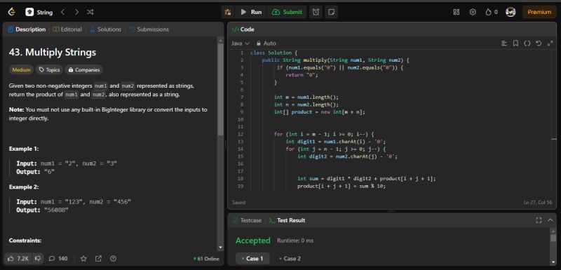 MD TALIB AHSAN on LinkedIn: #dsa #java #codingchallenge #leetcode # ... MD TALIB AHSAN on LinkedIn: #dsa #java #codingchallenge #leetcode # ...