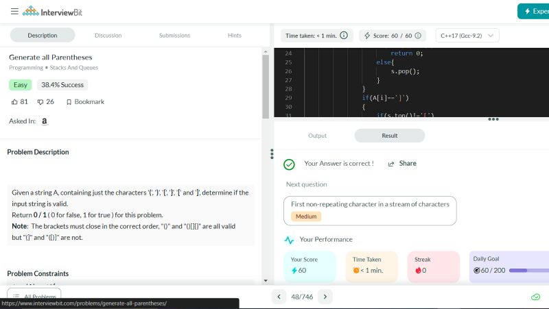 Solved Day 25 of #365DaysofCode Challenge with Scaler | Dewansh Yadav ... Solved Day 25 of #365DaysofCode Challenge with Scaler | Dewansh Yadav ...