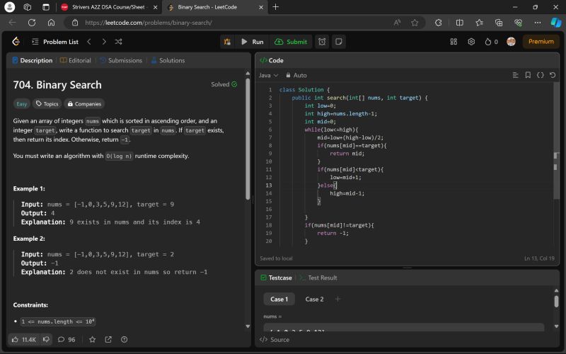 Day 34 of #100DaysOfCodeChallenge: Binary Search | Ramkrishna Dangi ... Day 34 of #100DaysOfCodeChallenge: Binary Search | Ramkrishna Dangi ...