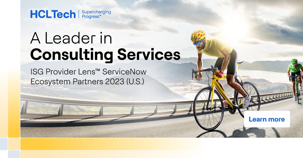 HCLTech Recognized As Leader in the ISG Provider Lens™ ServiceNow ... HCLTech Recognized As Leader in the ISG Provider Lens™ ServiceNow ...