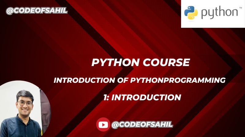 Learn Python with my first video! | Sahil Kumar posted on the topic ... Learn Python with my first video! | Sahil Kumar posted on the topic ...