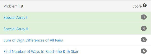 Aditya Kumar on LinkedIn: leetcode Weekly Contest 398-I solved two ... Aditya Kumar on LinkedIn: leetcode Weekly Contest 398-I solved two ...