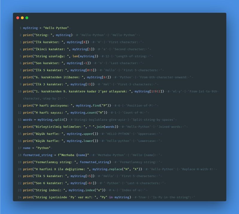 Enes Sen on LinkedIn: #python #programming #coding #pythontips #string ... Enes Sen on LinkedIn: #python #programming #coding #pythontips #string ...
