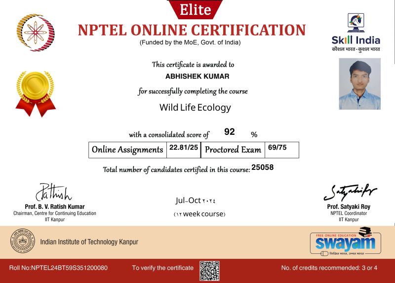 #ecology #wildlifeconservation #nptel #biotechfornature #sustainability ... #ecology #wildlifeconservation #nptel #biotechfornature #sustainability ...