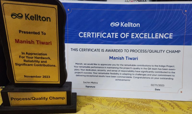 Manish Tiwari on LinkedIn: #recognition Manish Tiwari on LinkedIn: #recognition