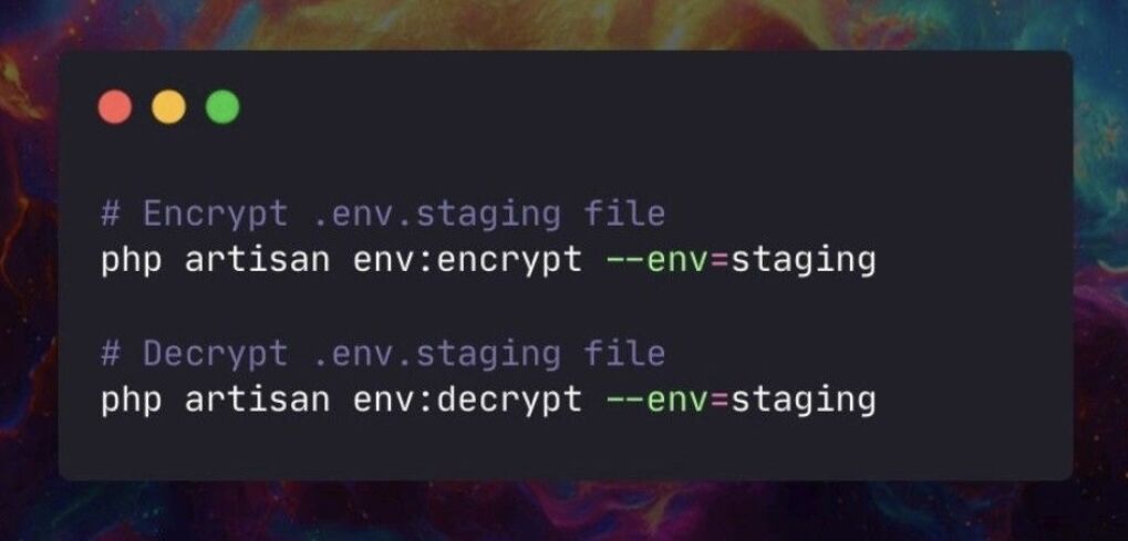 Vahid Kaargar on LinkedIn: #encrypt #decrypt #artisan #laravel Vahid Kaargar on LinkedIn: #encrypt #decrypt #artisan #laravel