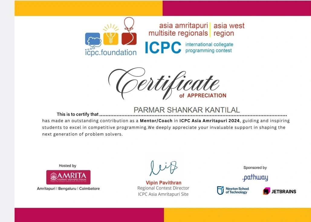 Shankar Parmar (PhD) on LinkedIn: Another feather in my cap! I'm ... Shankar Parmar (PhD) on LinkedIn: Another feather in my cap! I'm ...