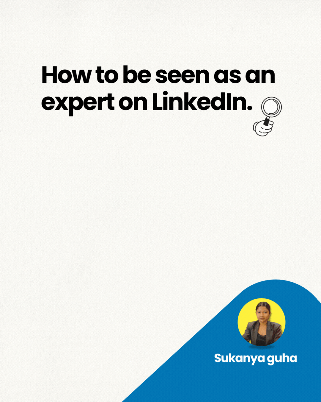 Sukanya Guha on LinkedIn: How to be seen as an expert on LinkedIn. 5 ... Sukanya Guha on LinkedIn: How to be seen as an expert on LinkedIn. 5 ...