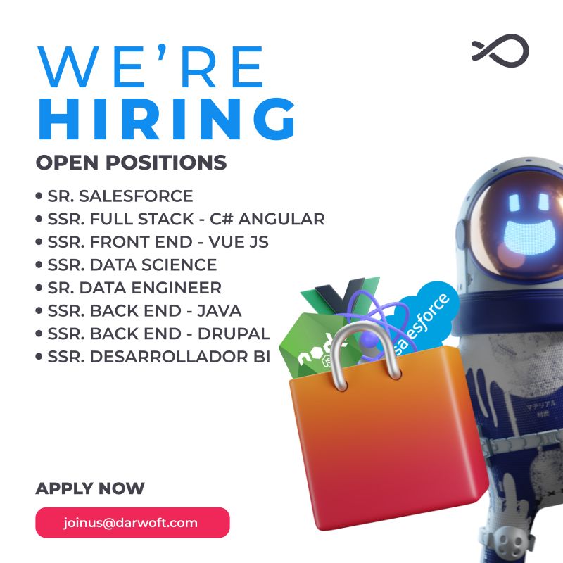 Darwoft on LinkedIn: #salesforce #fullstack #vuejs #frontend #java # ... Darwoft on LinkedIn: #salesforce #fullstack #vuejs #frontend #java # ...