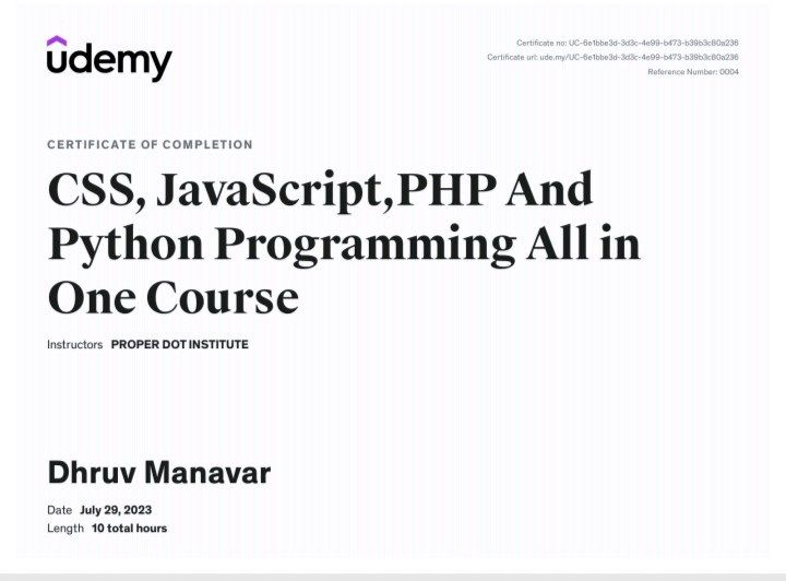 Dhruv Manavar on LinkedIn: #connections #css #javascript #php #python # ... Dhruv Manavar on LinkedIn: #connections #css #javascript #php #python # ...