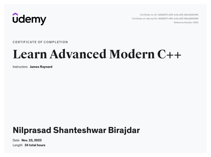 NILPRASAD BIRAJDAR on LinkedIn: #cplusplus #codingskills #udemy # ... NILPRASAD BIRAJDAR on LinkedIn: #cplusplus #codingskills #udemy # ...