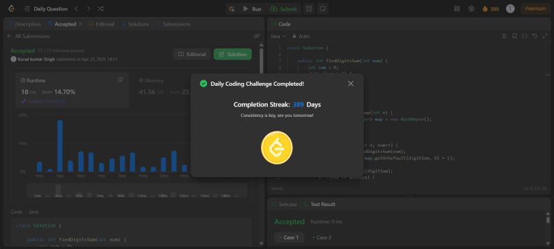 #leetcode #java #potd #100daysofcode #codingstreak #dsa… | Kunal Kumar ... #leetcode #java #potd #100daysofcode #codingstreak #dsa… | Kunal Kumar ...