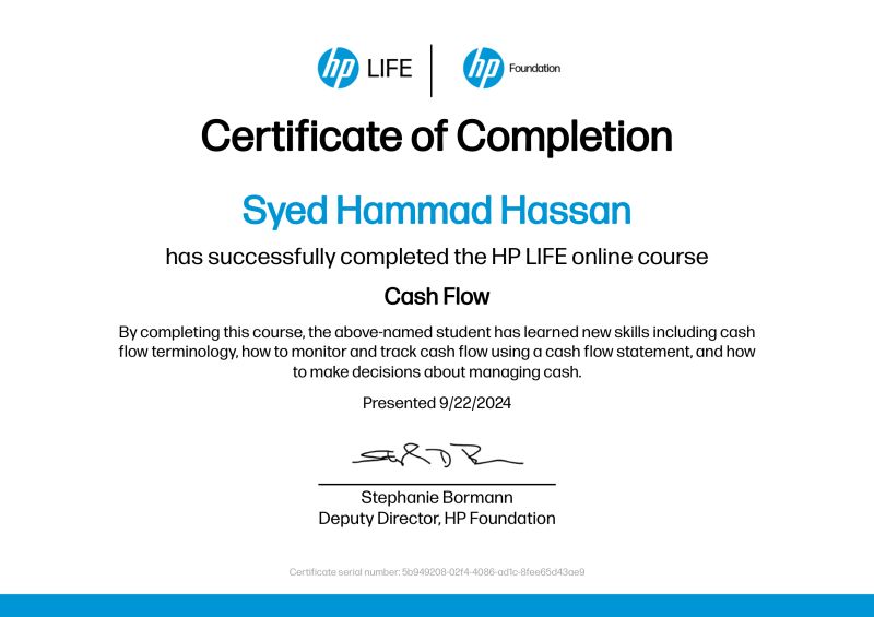 Syed Hammad Hassan on LinkedIn: #cashflow #management #forecasting # ... Syed Hammad Hassan on LinkedIn: #cashflow #management #forecasting # ...