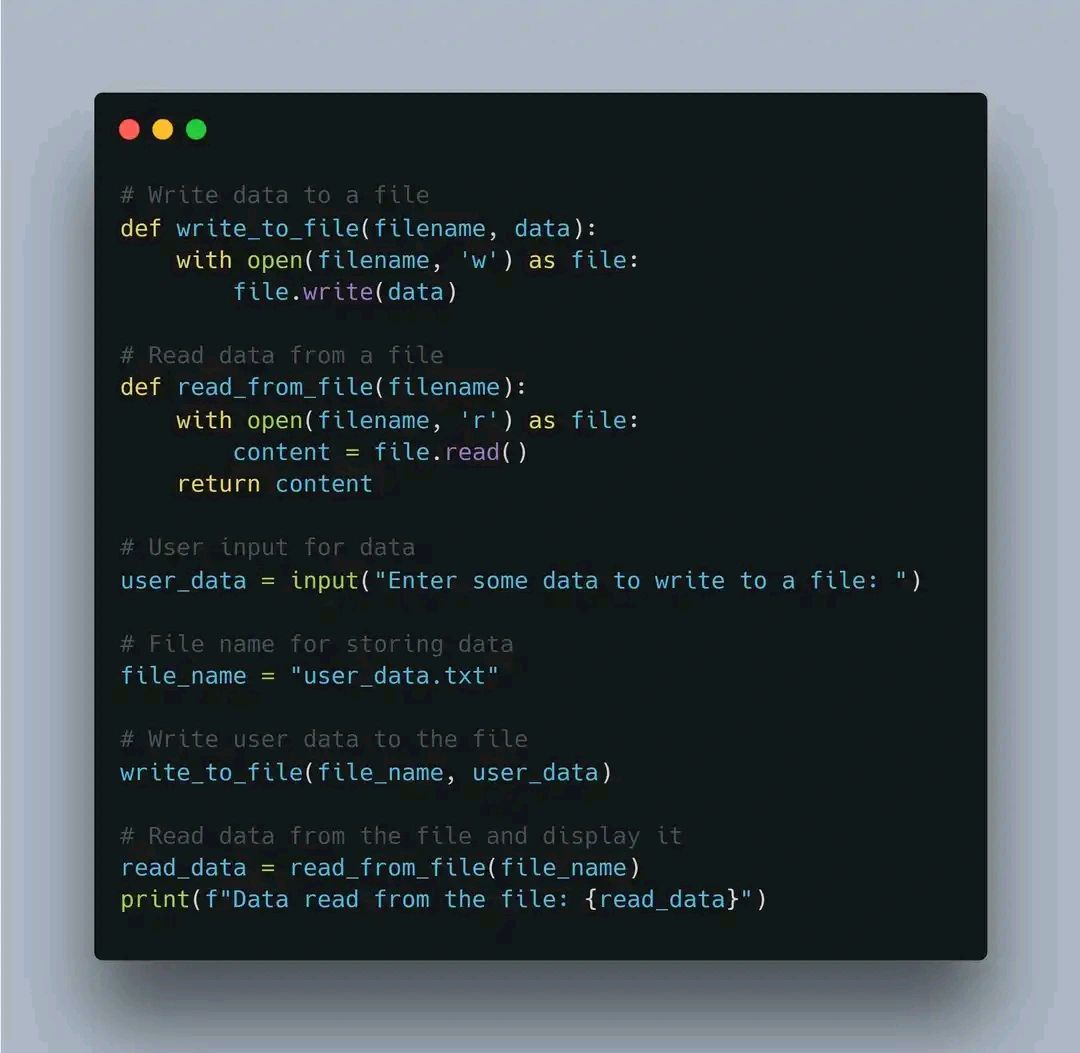 Mayur Korde on LinkedIn: Reading and Writing to a File in Python. There ... Mayur Korde on LinkedIn: Reading and Writing to a File in Python. There ...