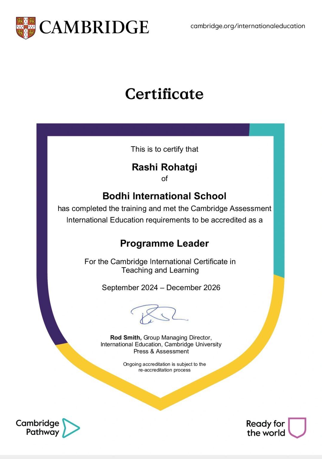 RASHI ROHATGI on LinkedIn: Learning & Growing! RASHI ROHATGI on LinkedIn: Learning & Growing!