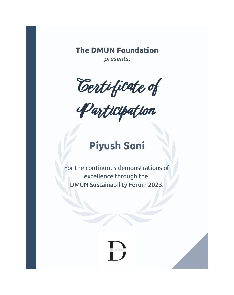 Piyush Soni on LinkedIn: Greetings connections! I recently participated ... Piyush Soni on LinkedIn: Greetings connections! I recently participated ...