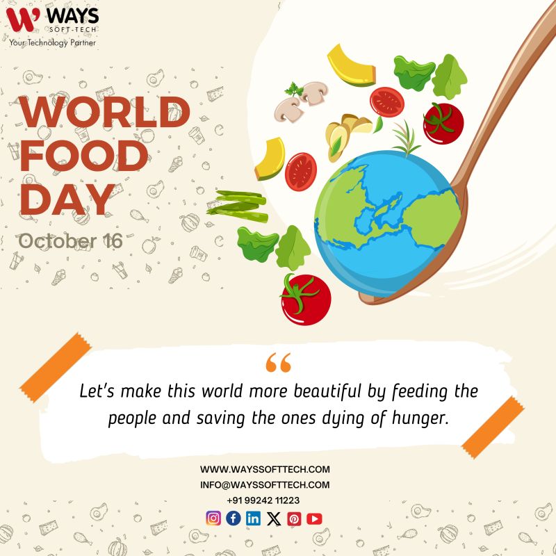 Ways Software Technologies LLP on LinkedIn: #worldfood #worldfoodday # ... Ways Software Technologies LLP on LinkedIn: #worldfood #worldfoodday # ...