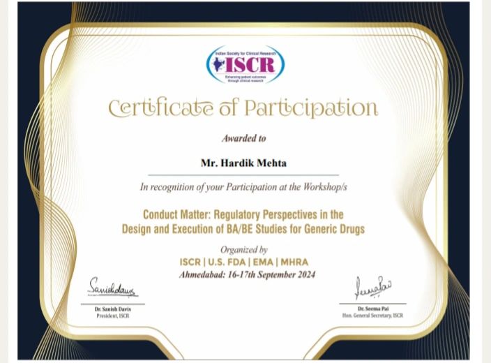 Hardik Mehta on LinkedIn: Certificate of Participation Hardik Mehta on LinkedIn: Certificate of Participation