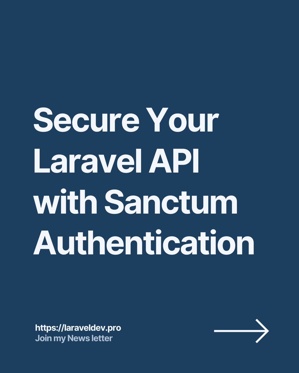 Secure Your Laravel API with Sanctum Authentication Key features ... Secure Your Laravel API with Sanctum Authentication Key features ...