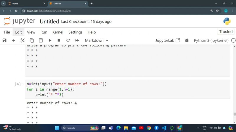 Day18 of 100-day coding challenge: Pattern printing in Python | Ayush ... Day18 of 100-day coding challenge: Pattern printing in Python | Ayush ...