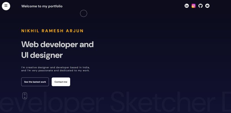 #webdevelopment #webdesign | Nikhil Arjun #webdevelopment #webdesign | Nikhil Arjun