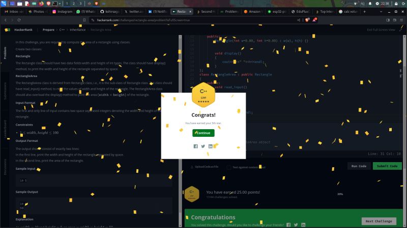 Omkar Kshirsagar on LinkedIn: #hackerrank #cplusplus #programming # ... Omkar Kshirsagar on LinkedIn: #hackerrank #cplusplus #programming # ...