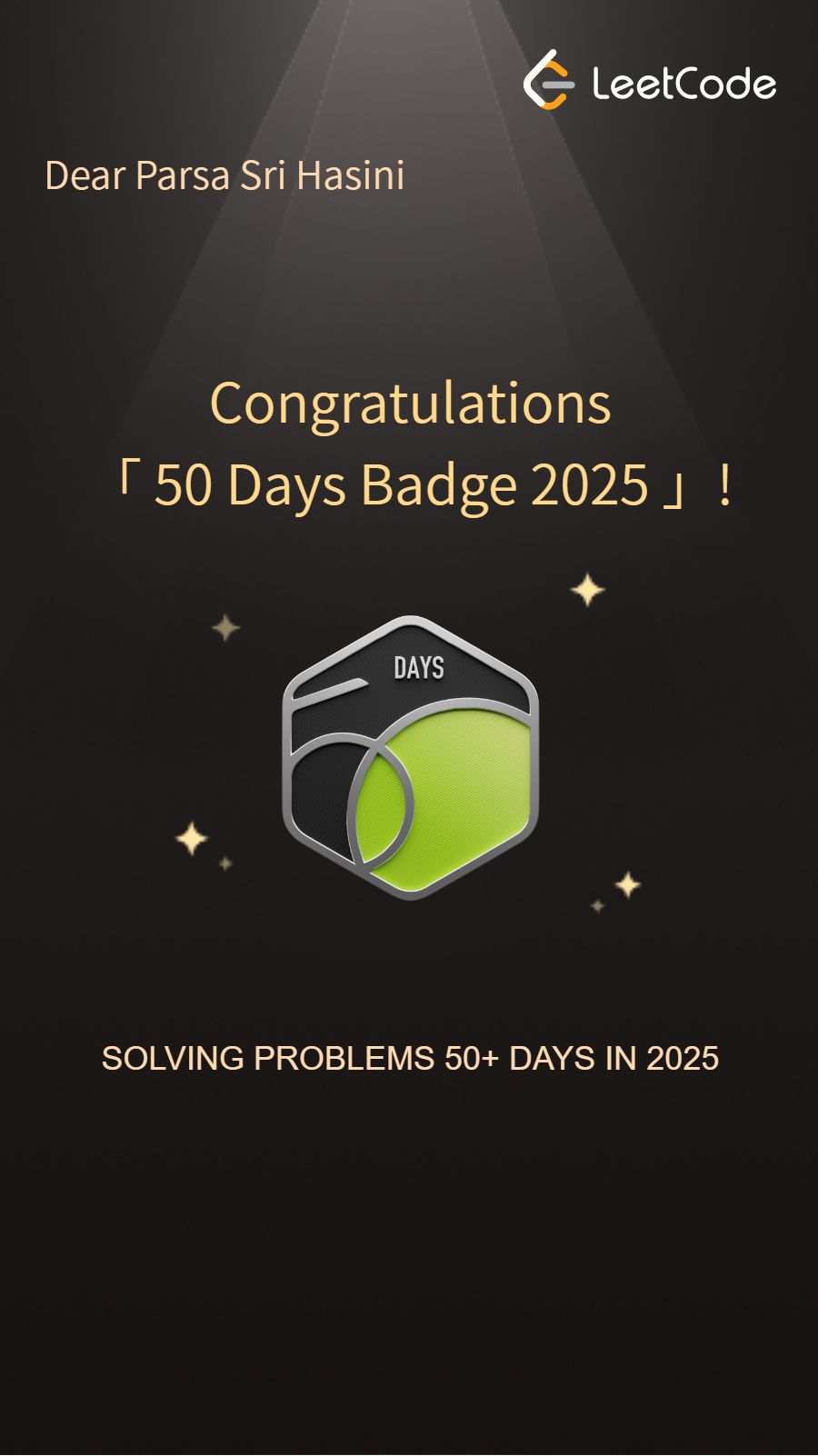 #leetcode #100daysofcode #codingchallenge #milestone #keeplearning ... #leetcode #100daysofcode #codingchallenge #milestone #keeplearning ...